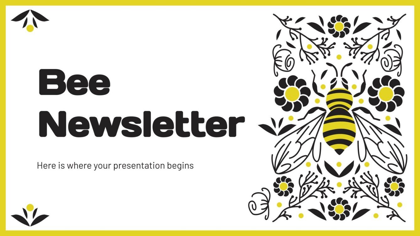 Free Google Slides & PowerPoint templates about bees