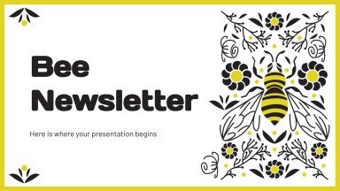 Free Google Slides & PowerPoint templates about bees