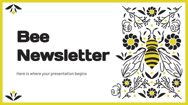 Free Google Slides & PowerPoint templates about bees