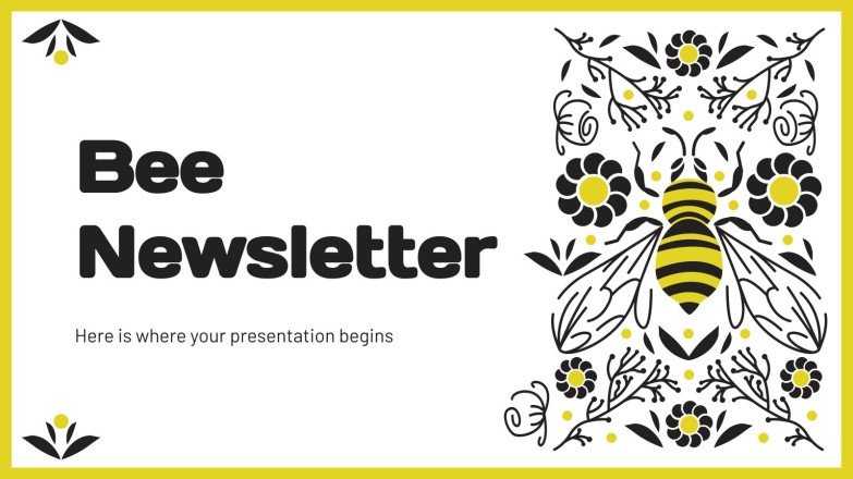 Free Google Slides & PowerPoint templates about bees