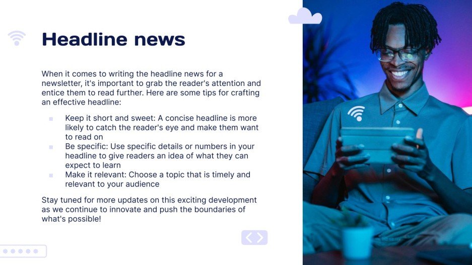 5G Wireless Technology Newsletter Presentation