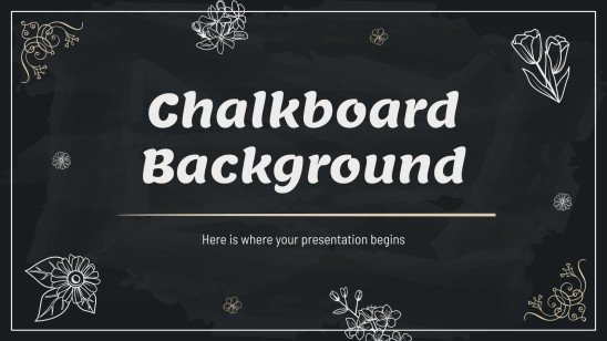 Chalkboard Background Presentation