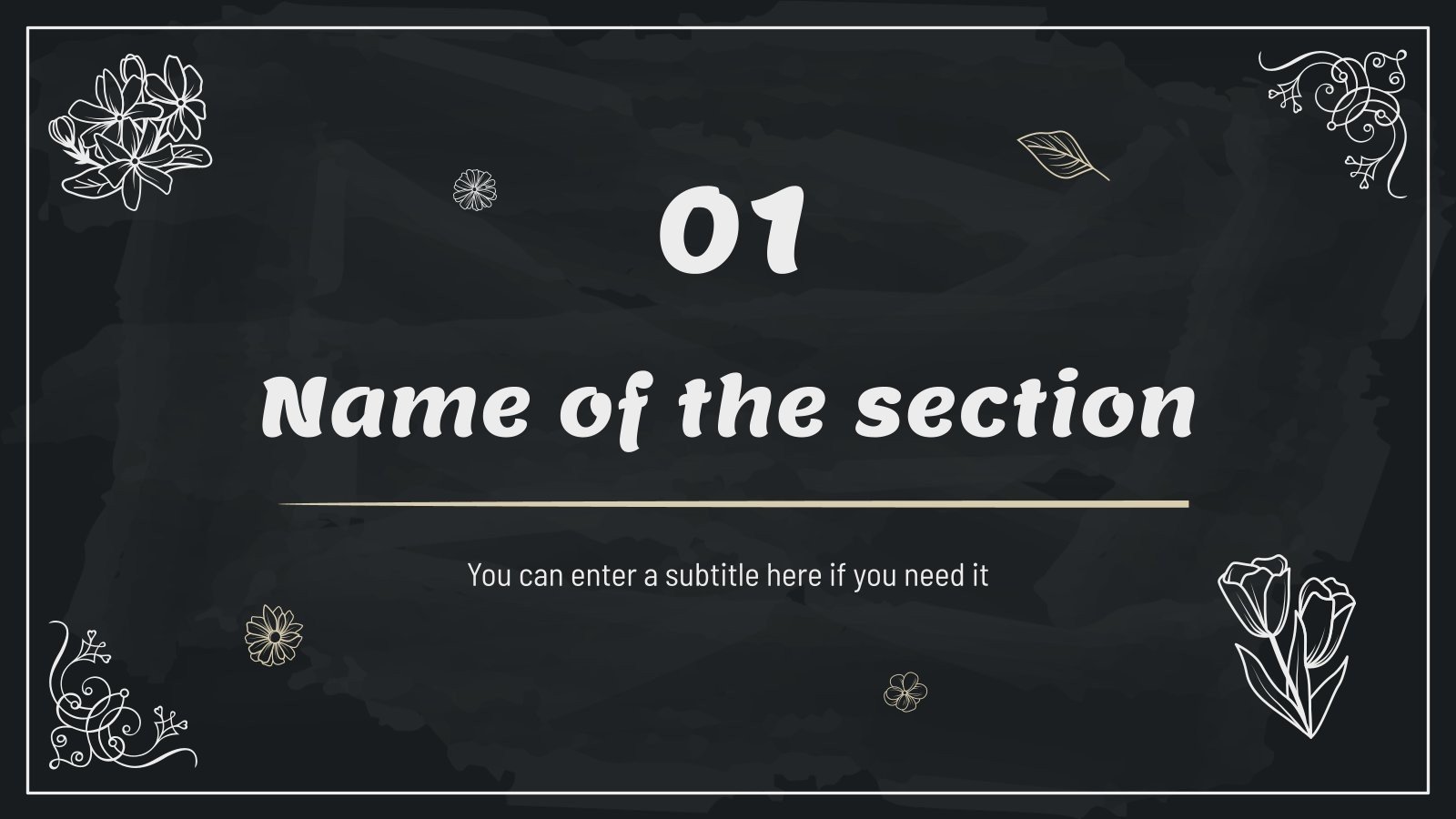 Chalkboard Background Presentation