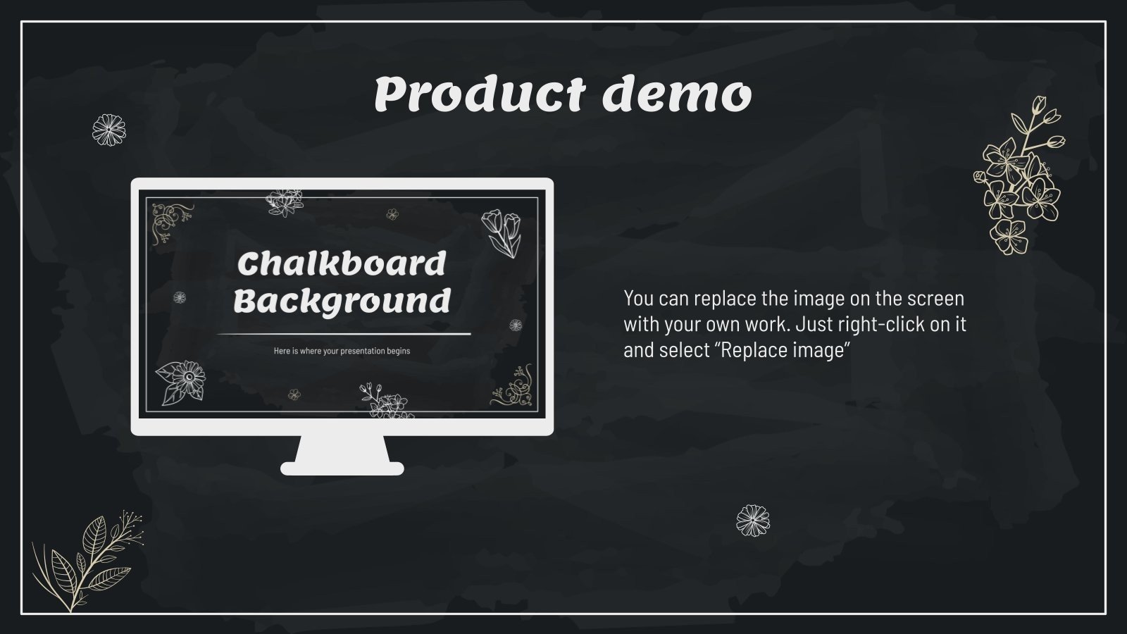 Chalkboard Background Presentation