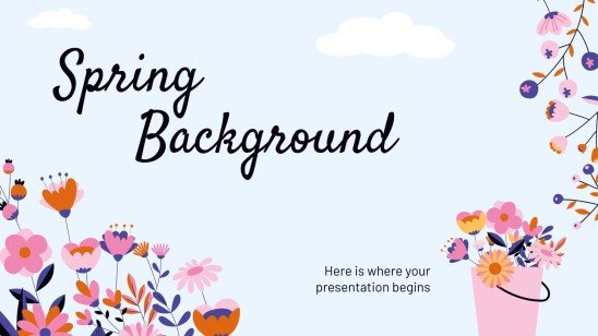 Spring Background Presentation