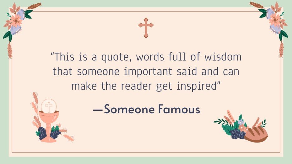 Holy Week Activities for Middle School Presentation