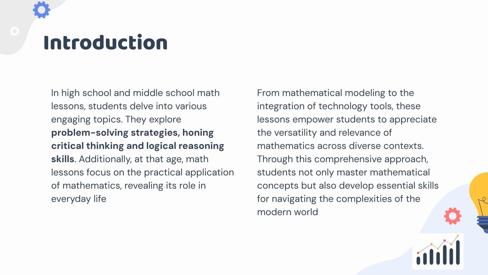 Statistics and Data Analysis - 6th Grade Presentation