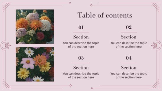 Aesthetic Goals Setting for the Spring Presentation