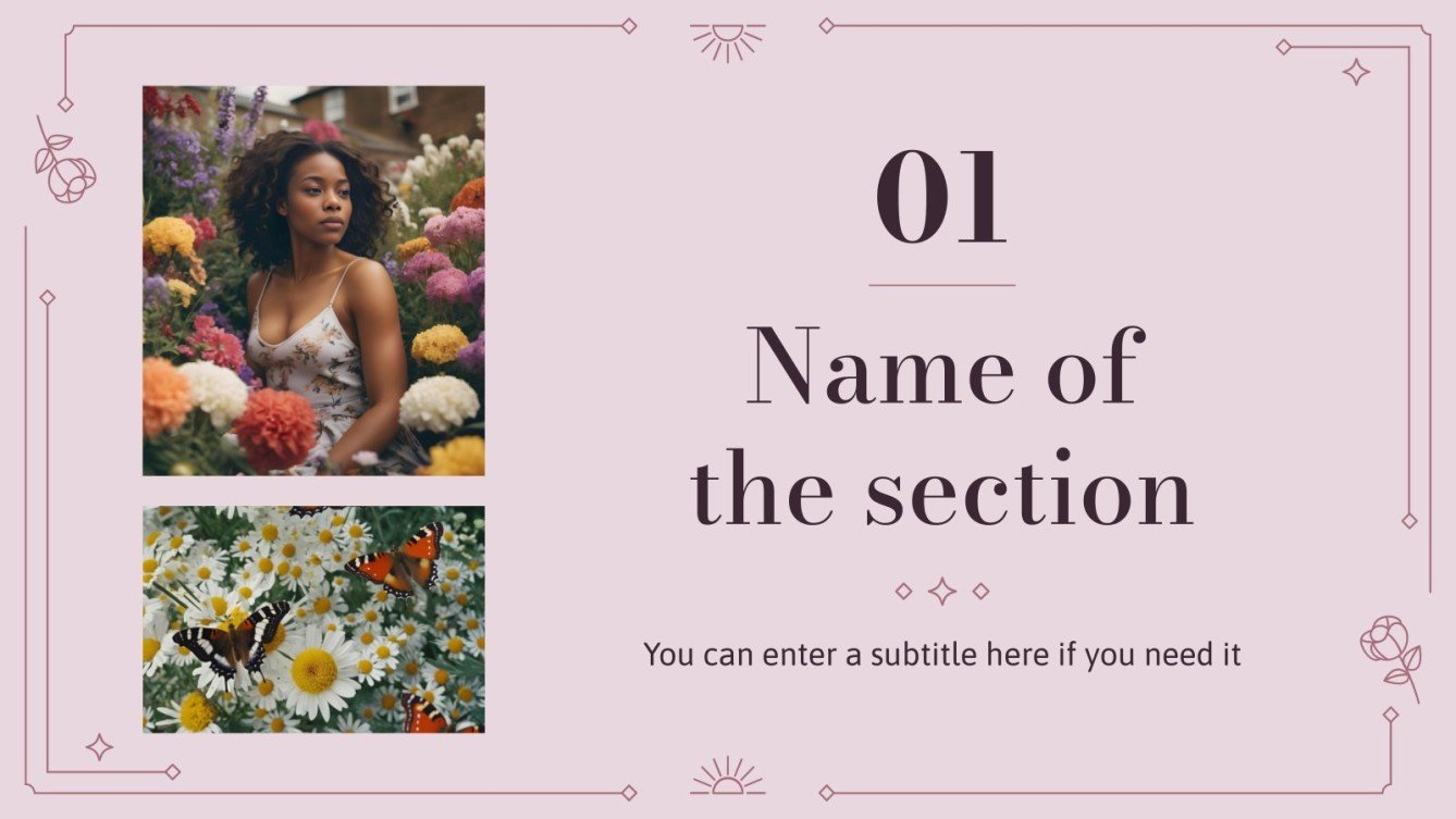 Aesthetic Goals Setting for the Spring Presentation