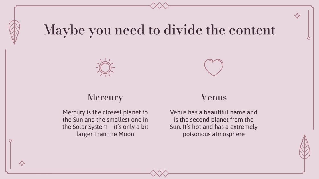 Aesthetic Goals Setting for the Spring Presentation