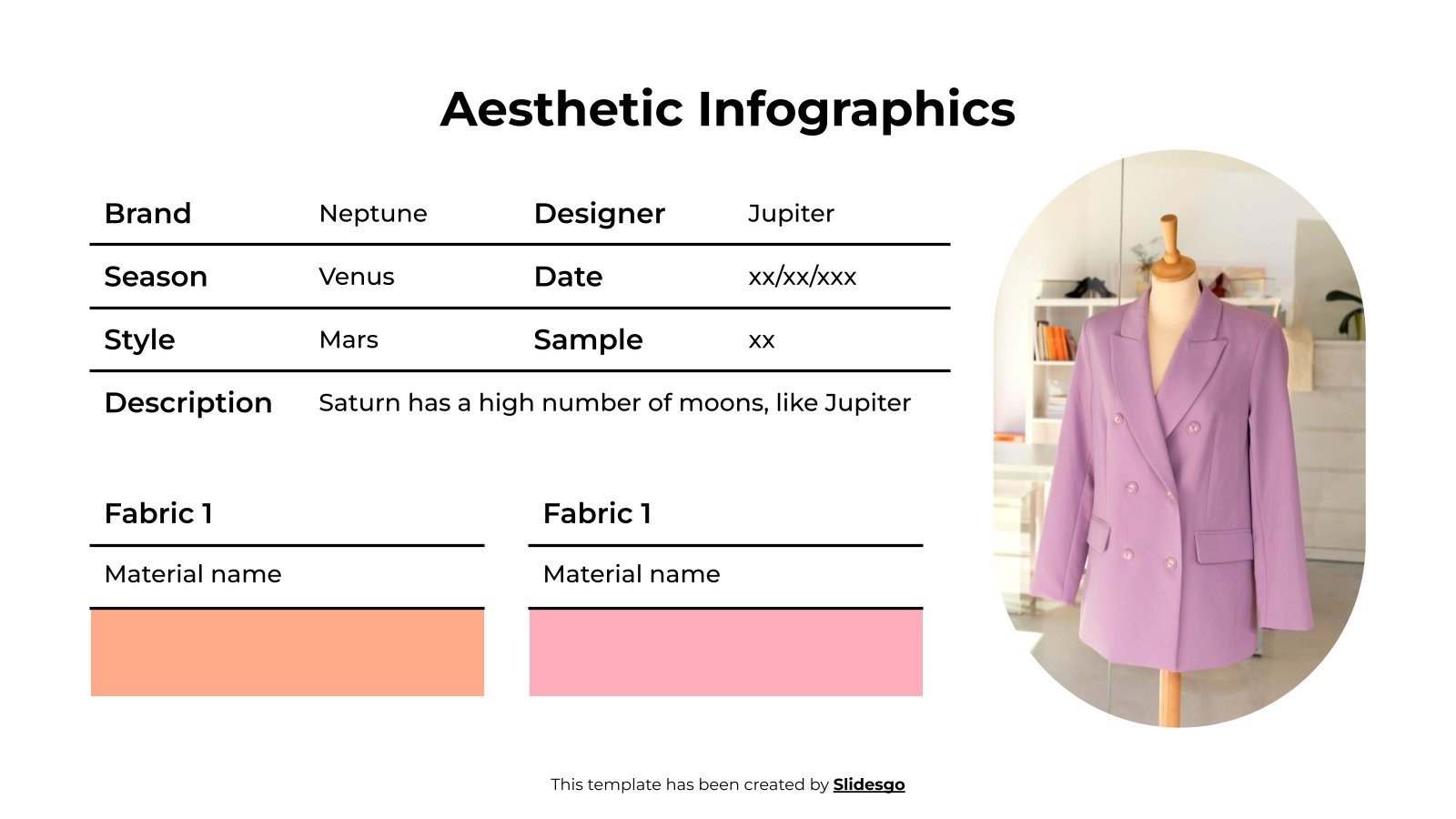 Aesthetic Infographics Template