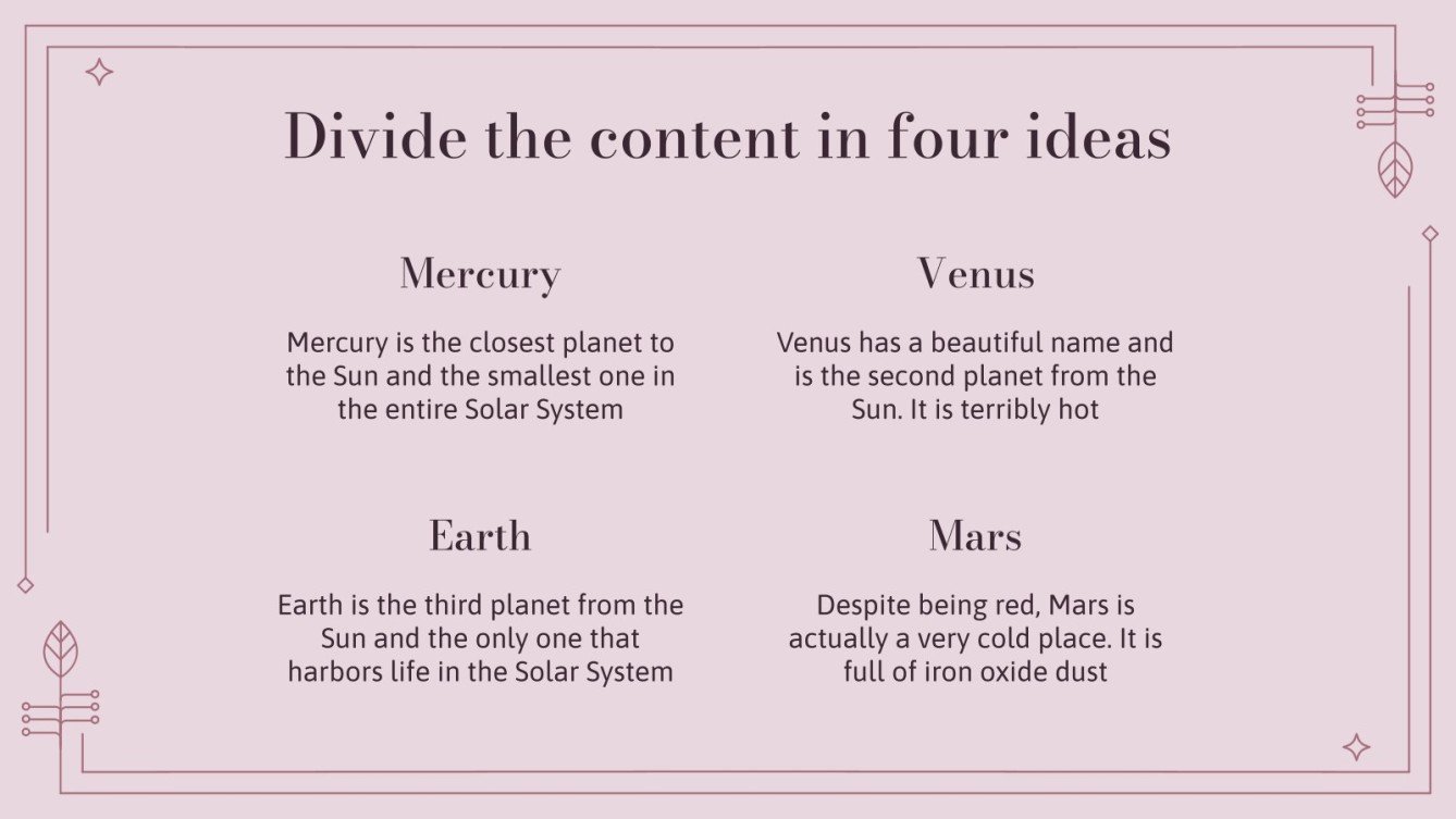 Aesthetic Goals Setting for the Spring Presentation