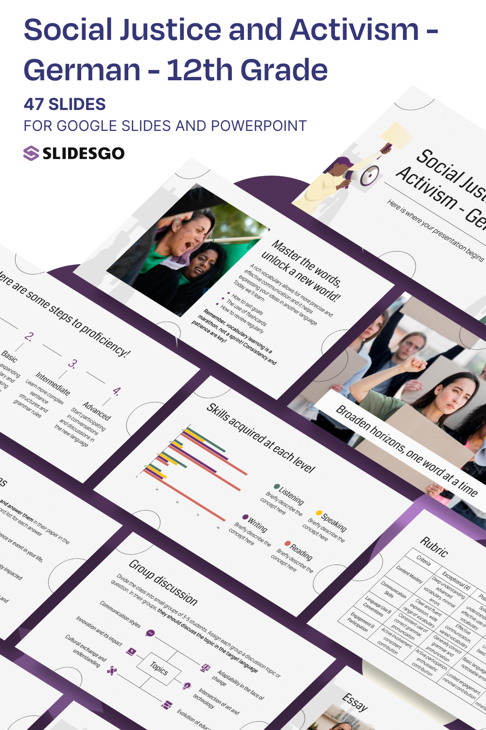 Social Justice and Activism - German - 12th Grade