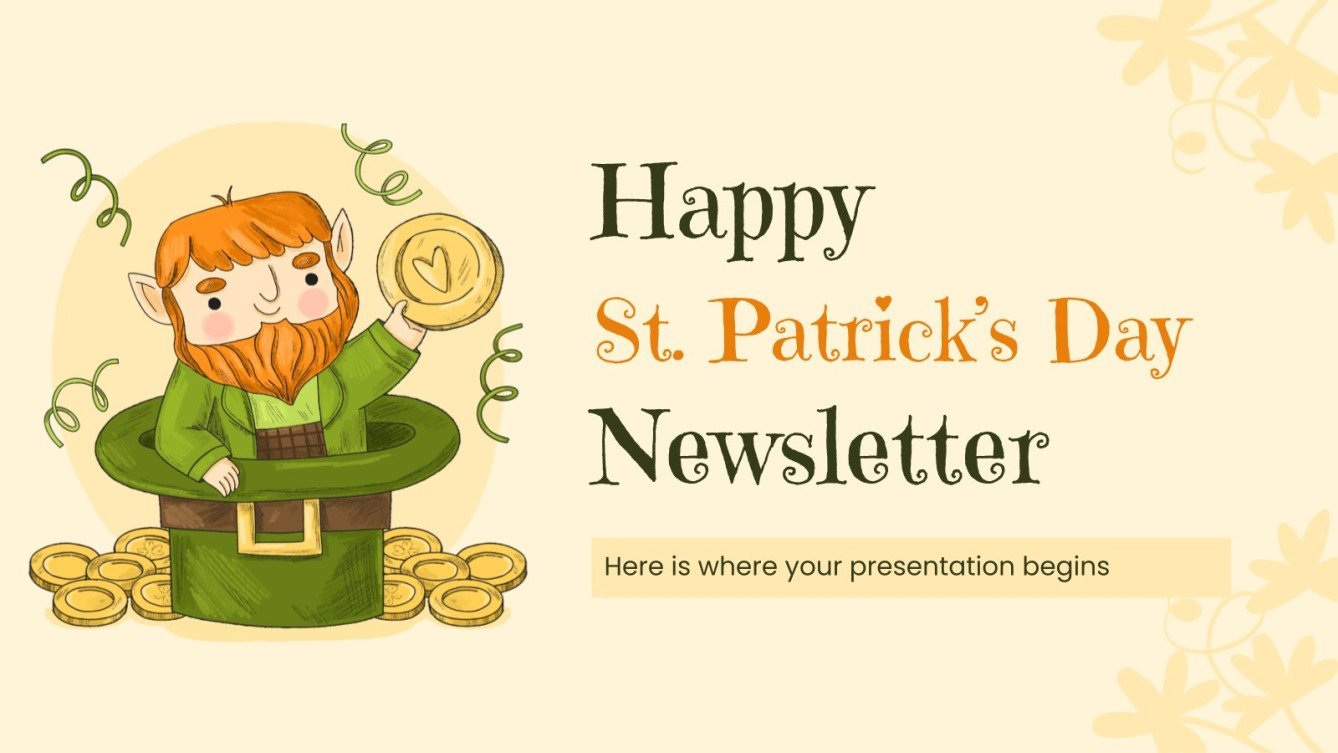 Free St Patrick's Day themes for Google Slides & PowerPoint