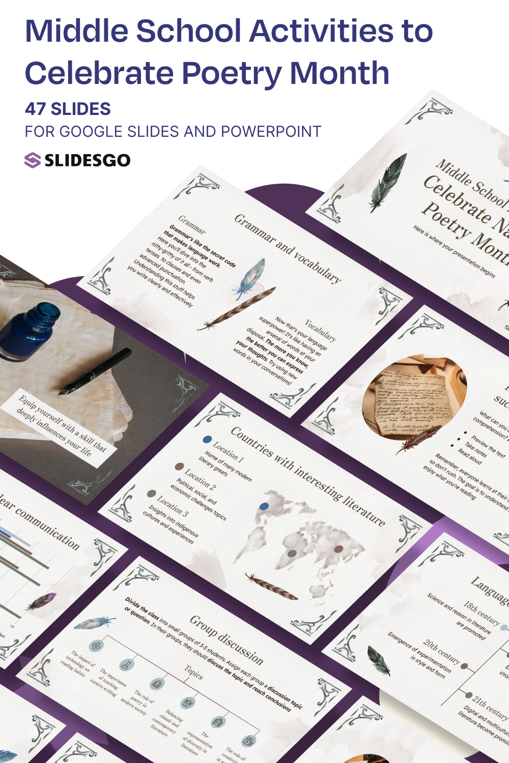 Middle School Activities to Celebrate National Poetry Month