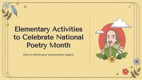 Elementary Activities to Celebrate National Poetry Month