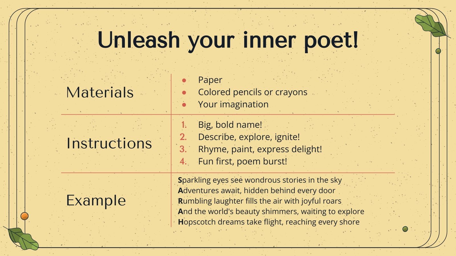 Elementary Activities to Celebrate National Poetry Month