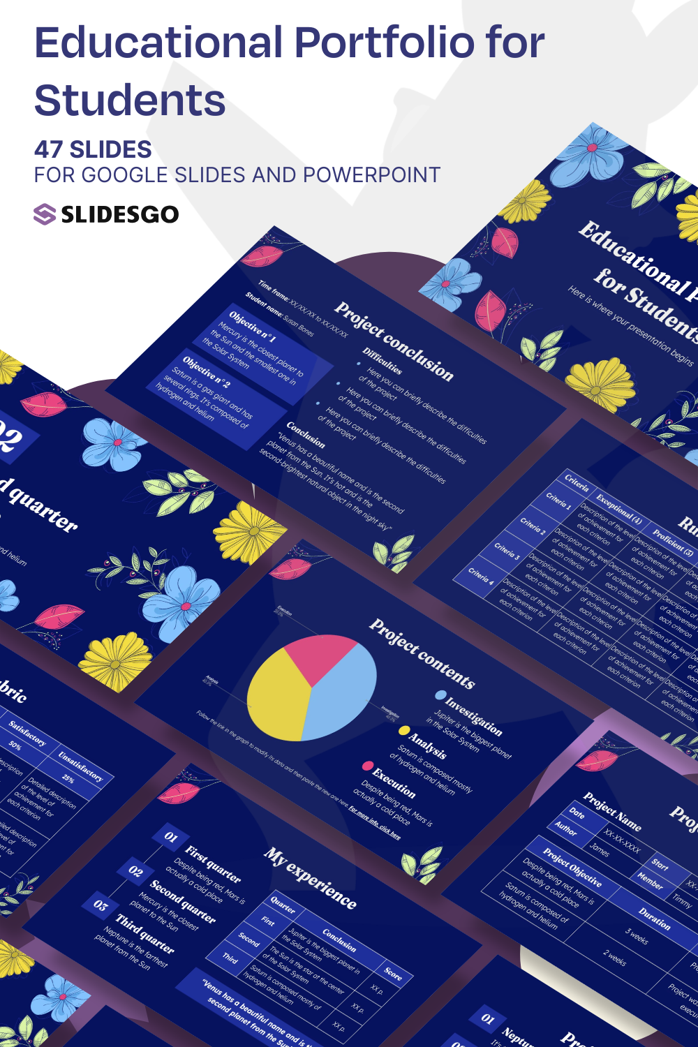 Educational Portfolio for Students Presentation