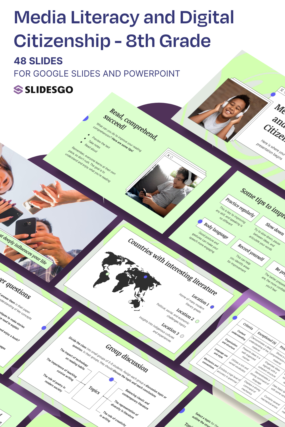 Media Literacy and Digital Citizenship - 8th Grade