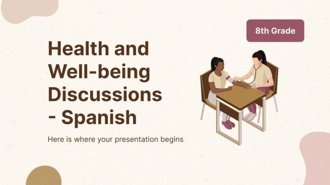 Health and Well-being Discussions - Spanish - 8th Grade