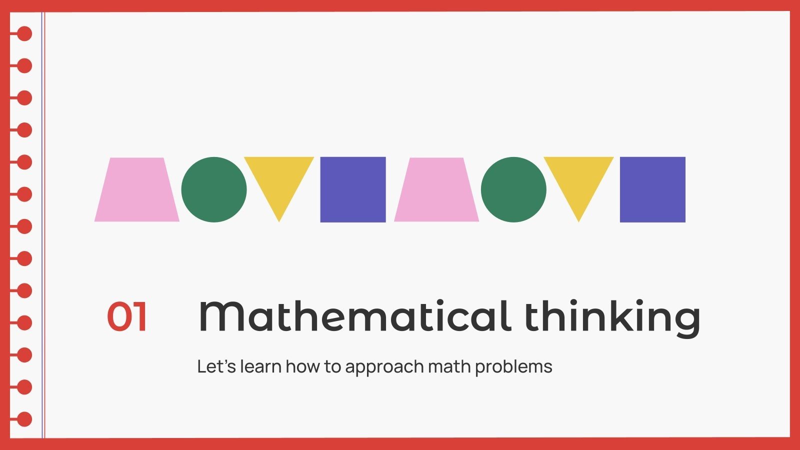 Patterns and Algebraic Thinking - 4th Grade Presentation