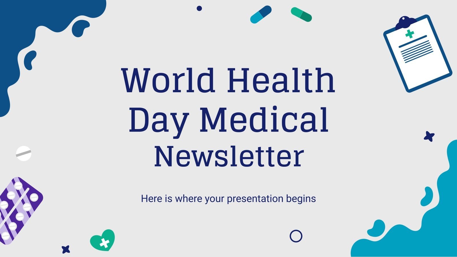 World Health Day Medical Newsletter Presentation