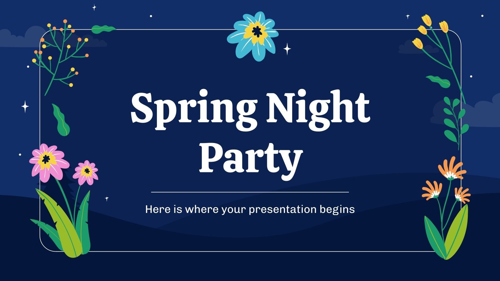 Spring Night Party Presentation