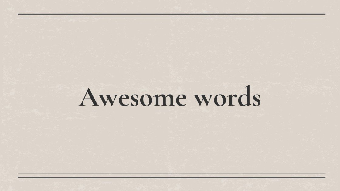 National Poetry Month Presentation