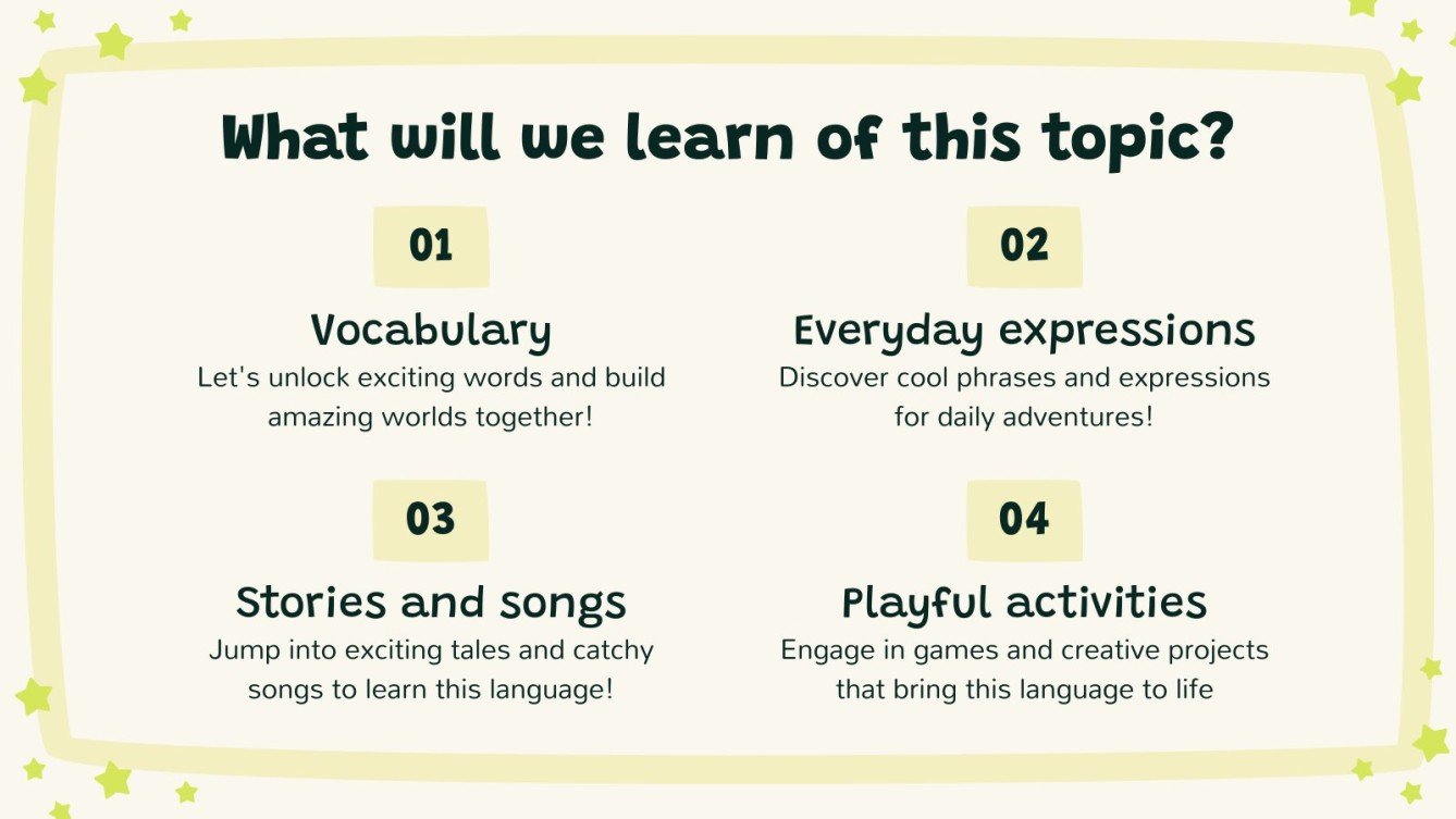 Sports and Leisure Activities Vocabulary - 4th Grade