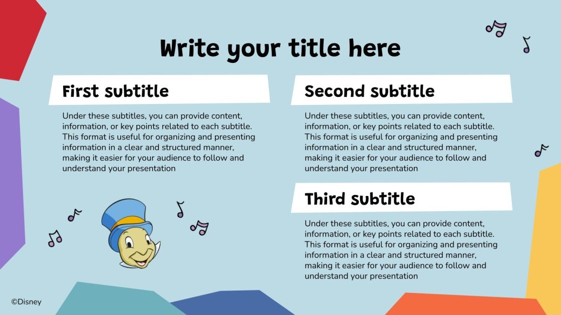 Pinocchio Presentation