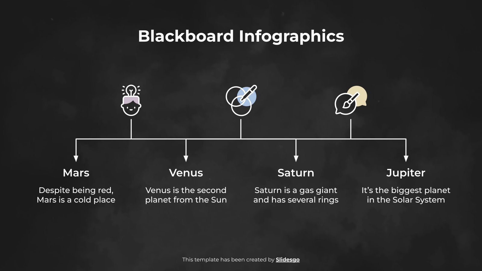 Blackboard Infographics Template
