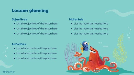 니모를 찾아서 - 해양 생물학 수업 프레젠테이션