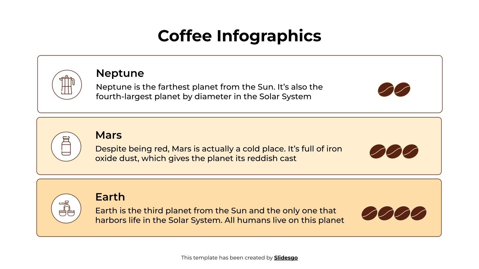 Coffee Infographics Template