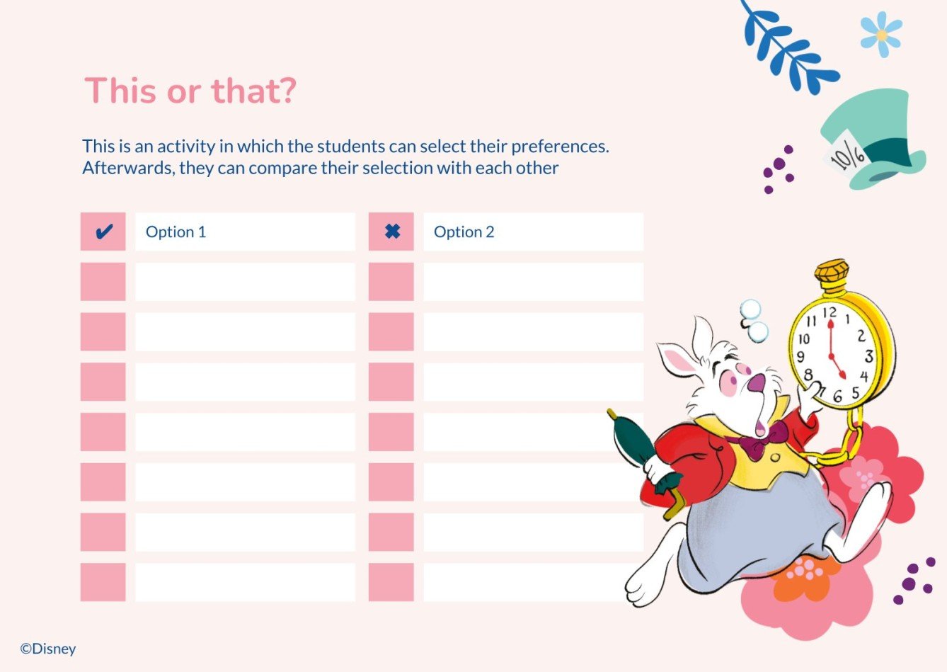 Alice in Wonderland Presentation