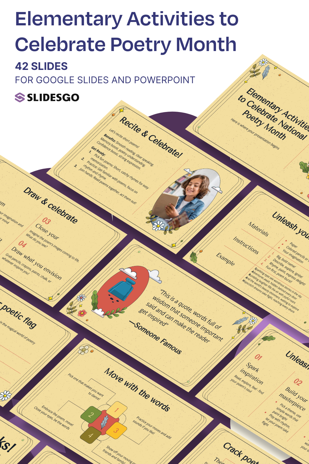 Elementary Activities to Celebrate National Poetry Month