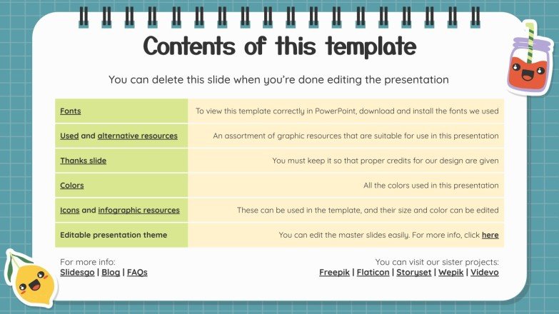 Food and Drink Vocabulary - Spanish - 1st Grade Presentation