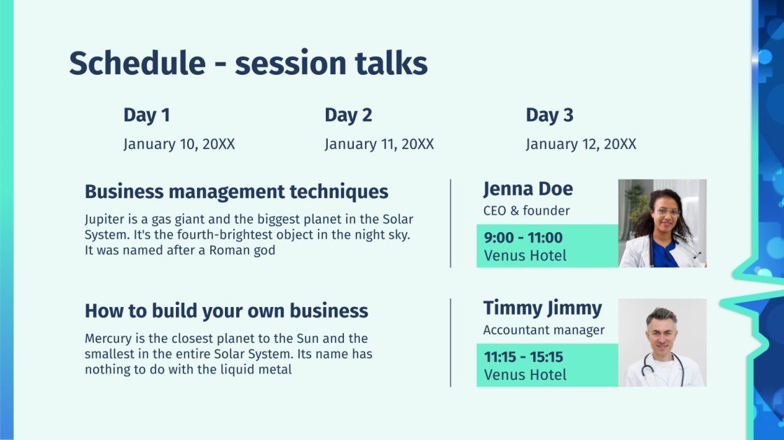 Medical Conference Style Presentation