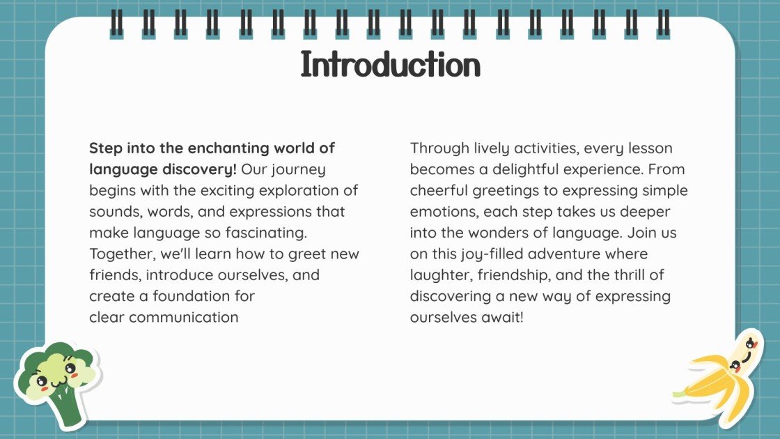 Food and Drink Vocabulary - Spanish - 1st Grade Presentation