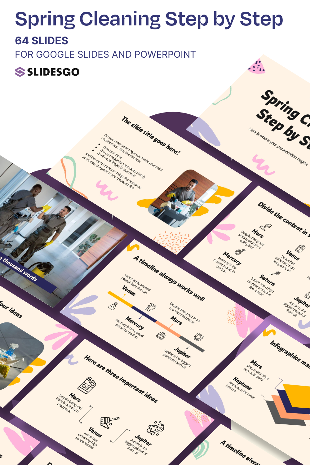 Spring Cleaning Step by Step Presentation