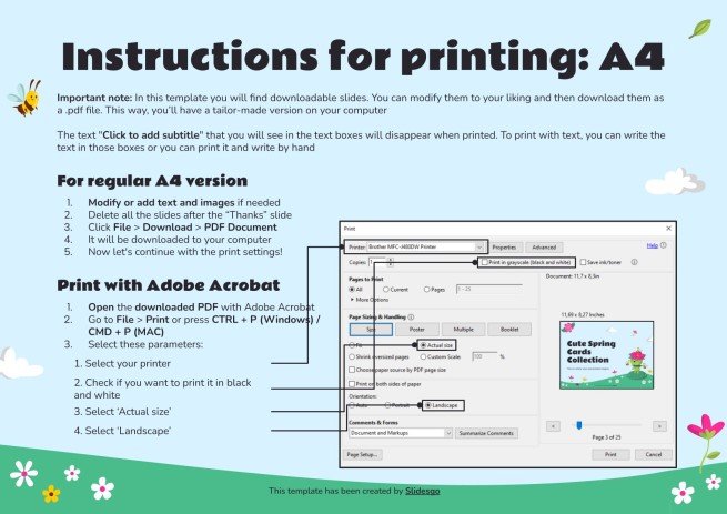 Cute Spring Cards Collection Presentation