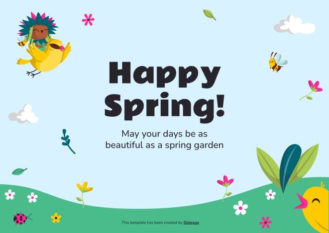 Cute Spring Cards Collection Presentation