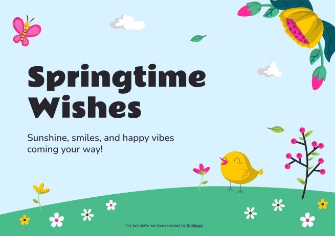 Cute Spring Cards Collection Presentation