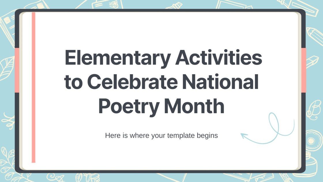 Elementary Activities to Celebrate National Poetry Month