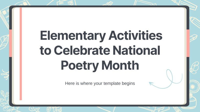 Elementary Activities to Celebrate National Poetry Month