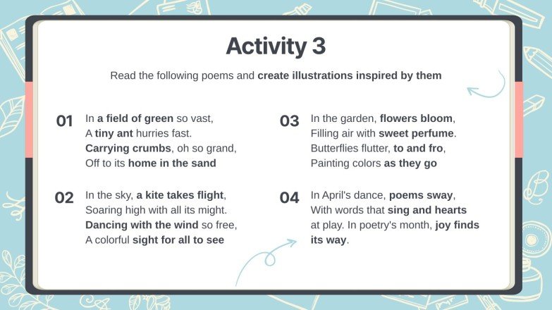 Elementary Activities to Celebrate National Poetry Month