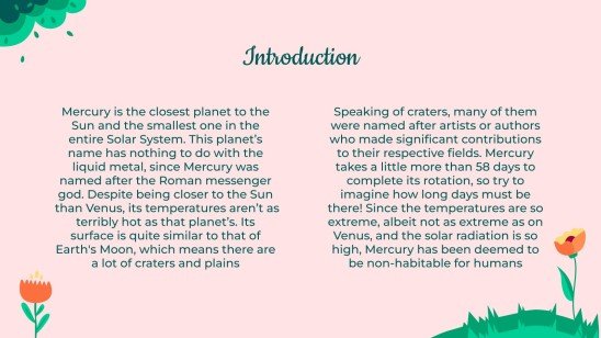 Spring Background Presentation