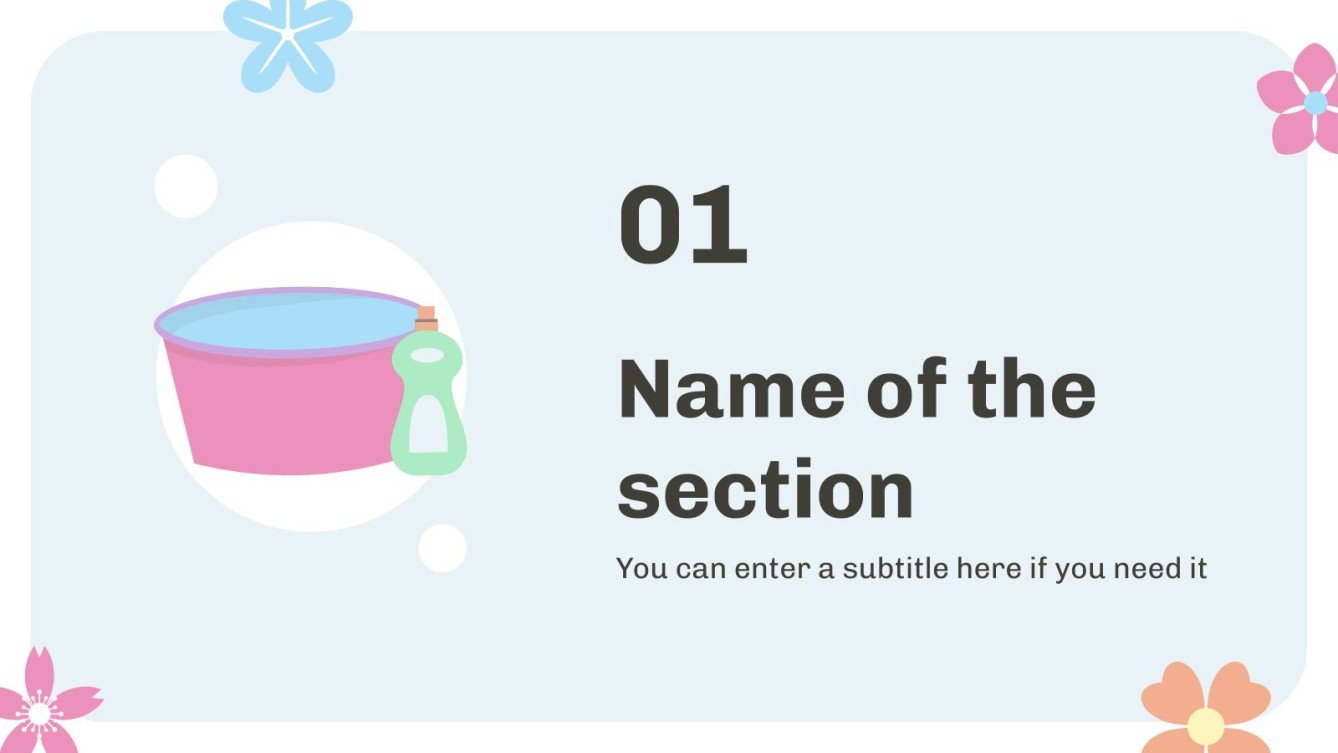 Spring Cleaning Step by Step Presentation