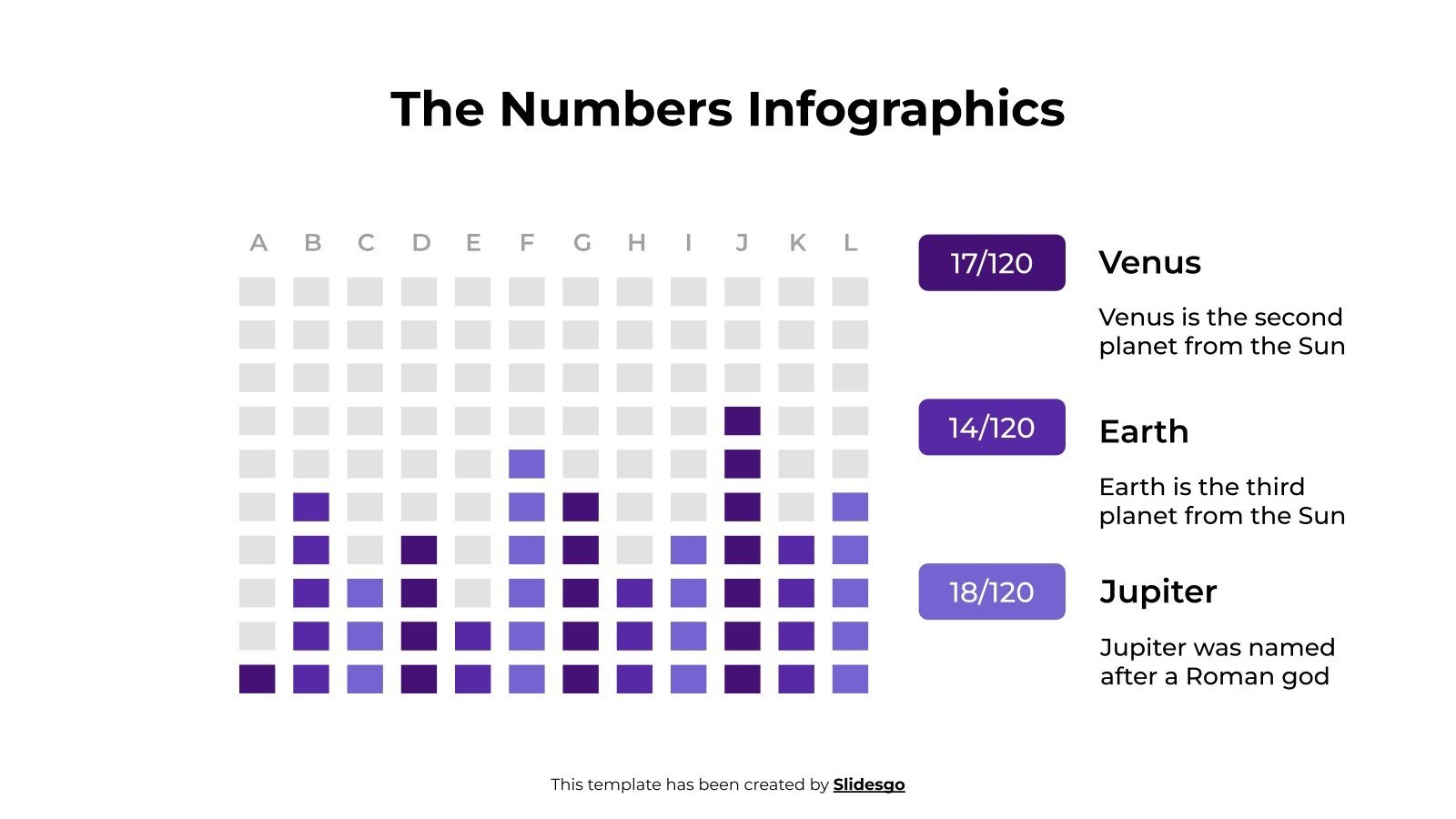 By The Numbers Infographics Template