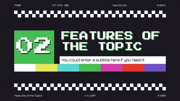 Teletext Style Workshop | Google Slides and PowerPoint