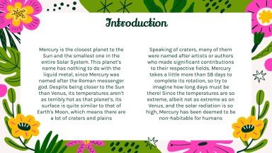 Beautiful Spring Pattern Presentation